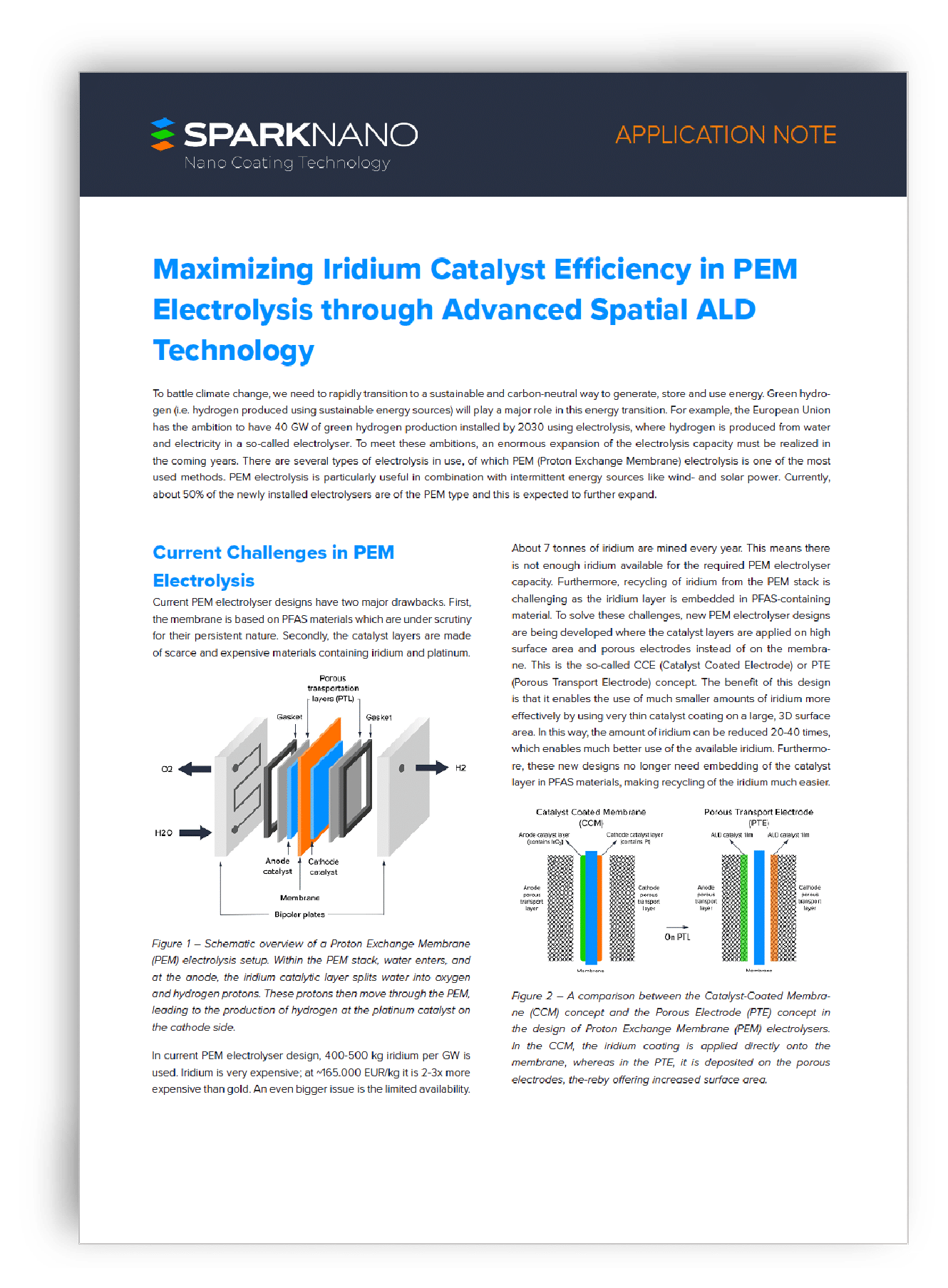 Maximize Iridium Catalyst Efficiency in PEM with spatial ALD