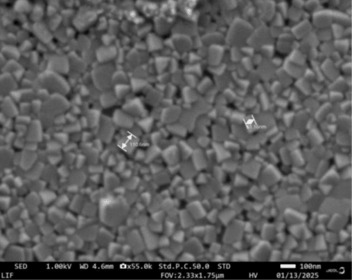 Low Temperature Spatial ALD of LiF films for Li-ion batteries
